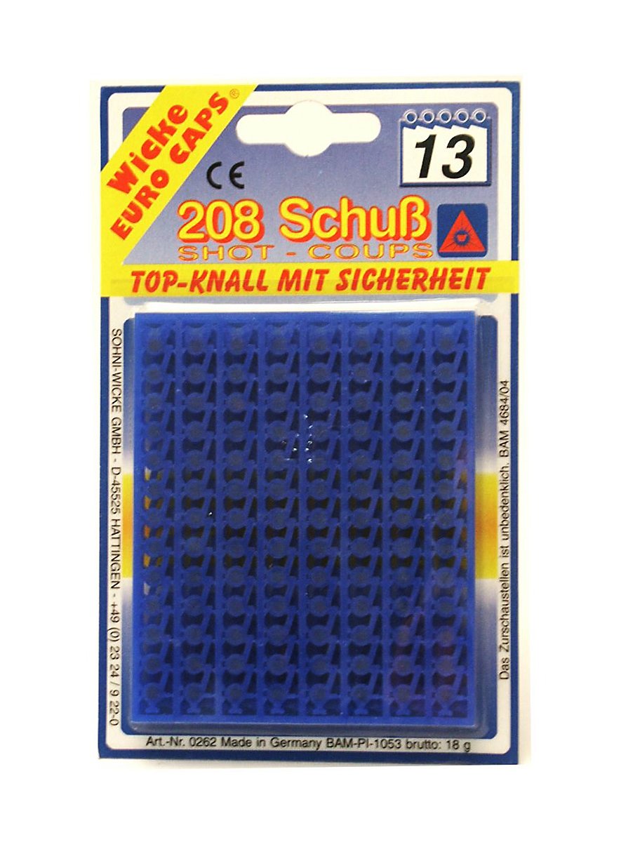 13-round ammunition for toy guns, 16 strips - maskworld.com