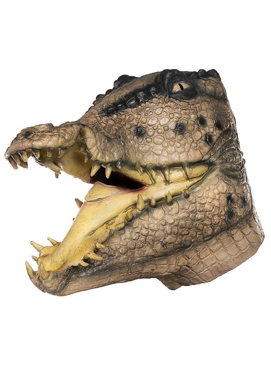 Alligator mask from latex - maskworld.com