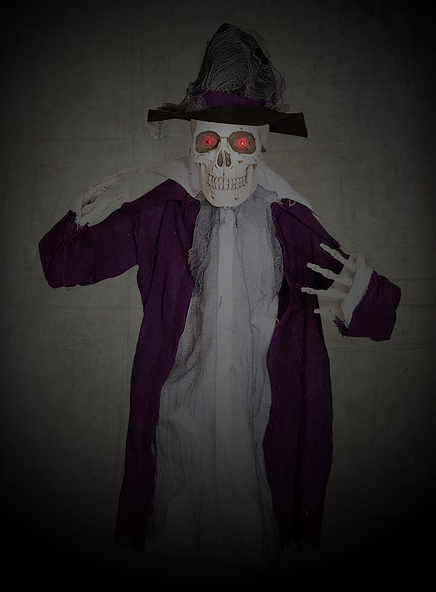 Animated ghost pirate with light & sound - maskworld.com