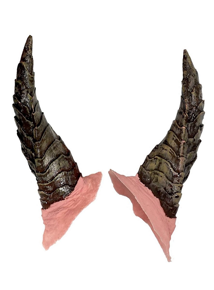 Application de cornes de diable écailleuses en latex - maskworld.com