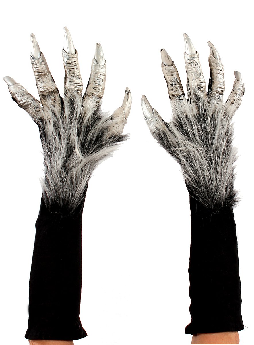 Artigli di mostro grigio-argento - maskworld.com