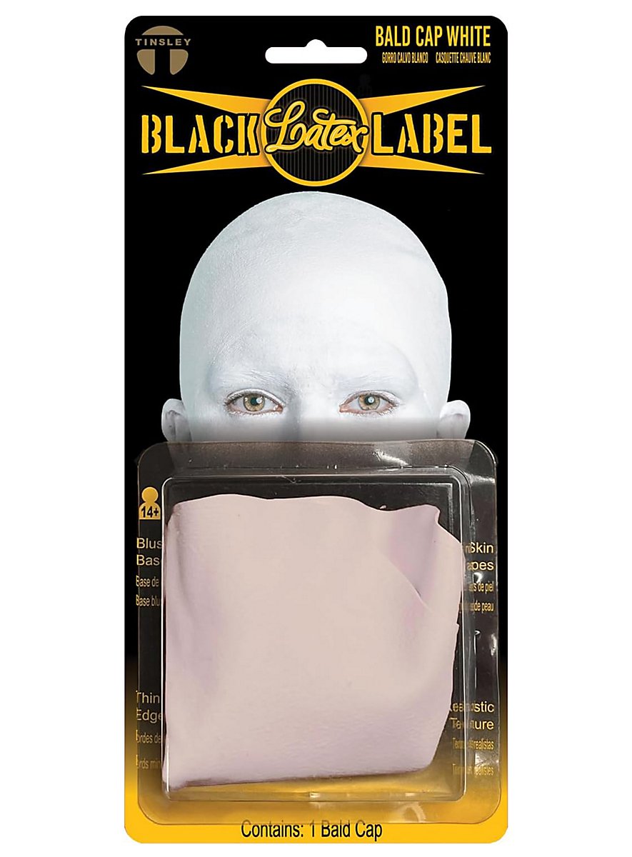 Bald Cap made of White Latex - maskworld.com