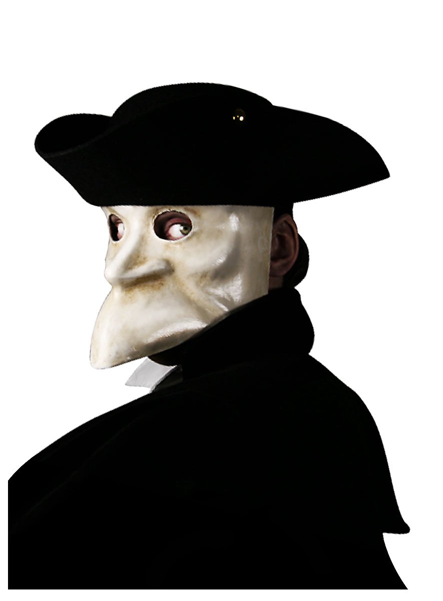 Bauta bianca - Maschera veneziana - maskworld.com