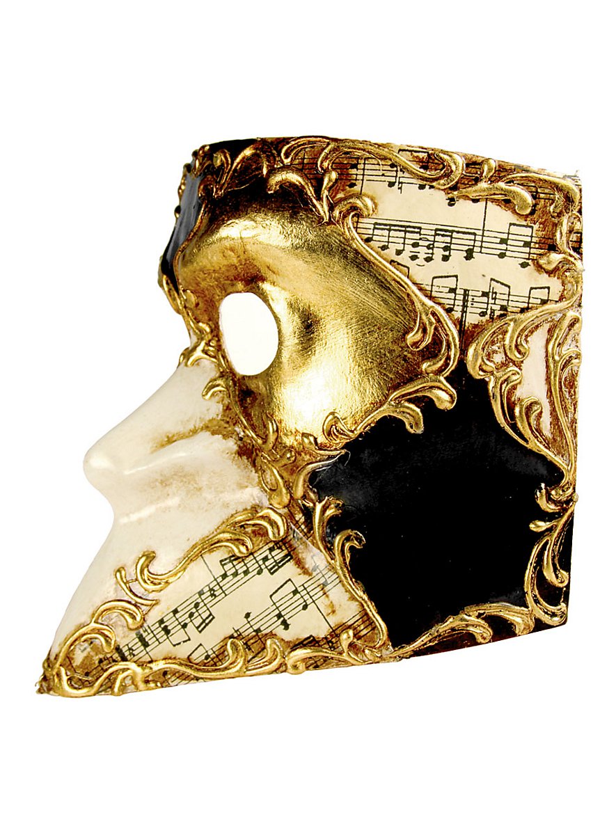 Bauta scacchi musica - Venetian Mask - maskworld.com
