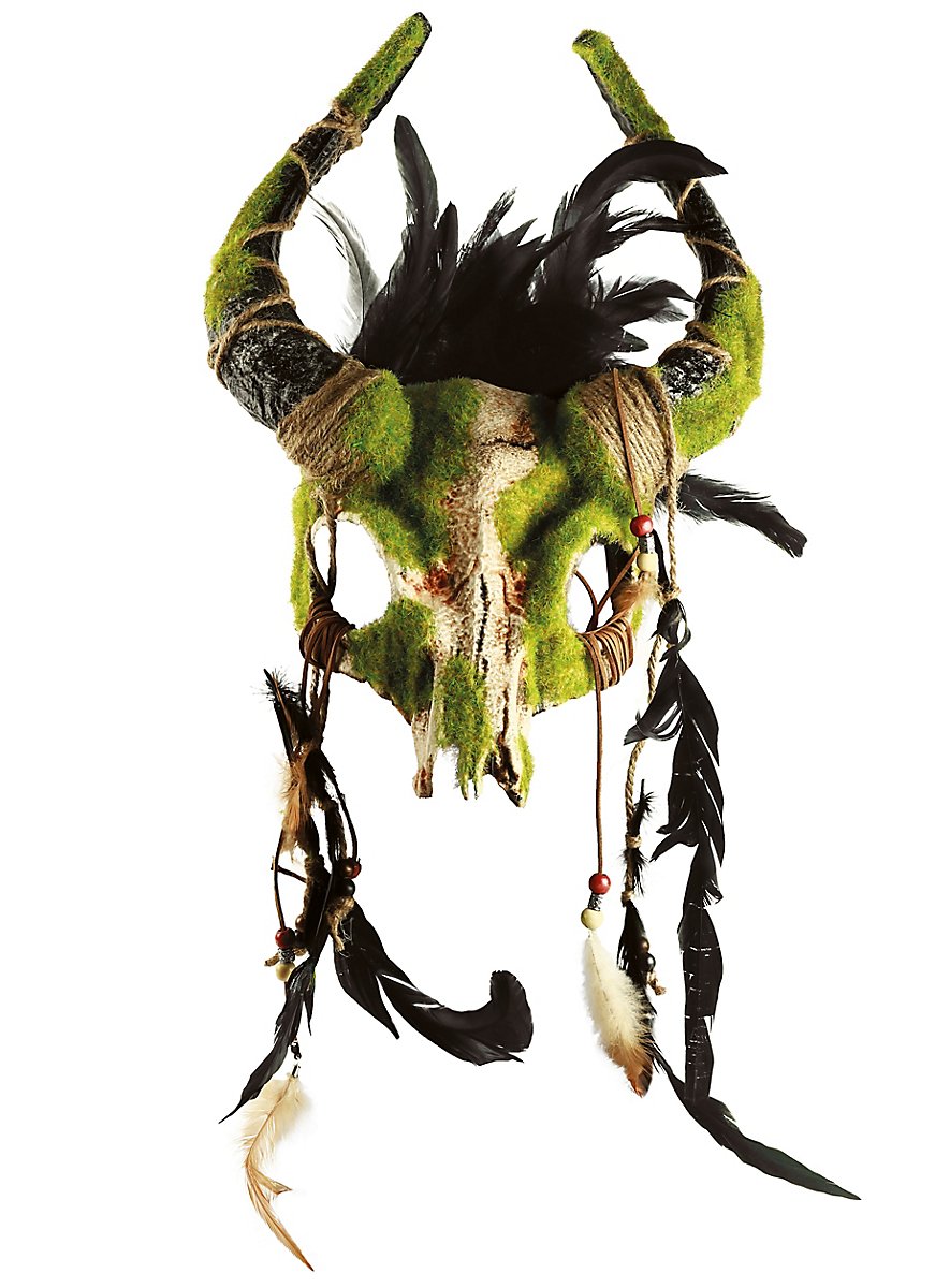 Begroeid Sjamanen Hoofd Masker - maskworld.com