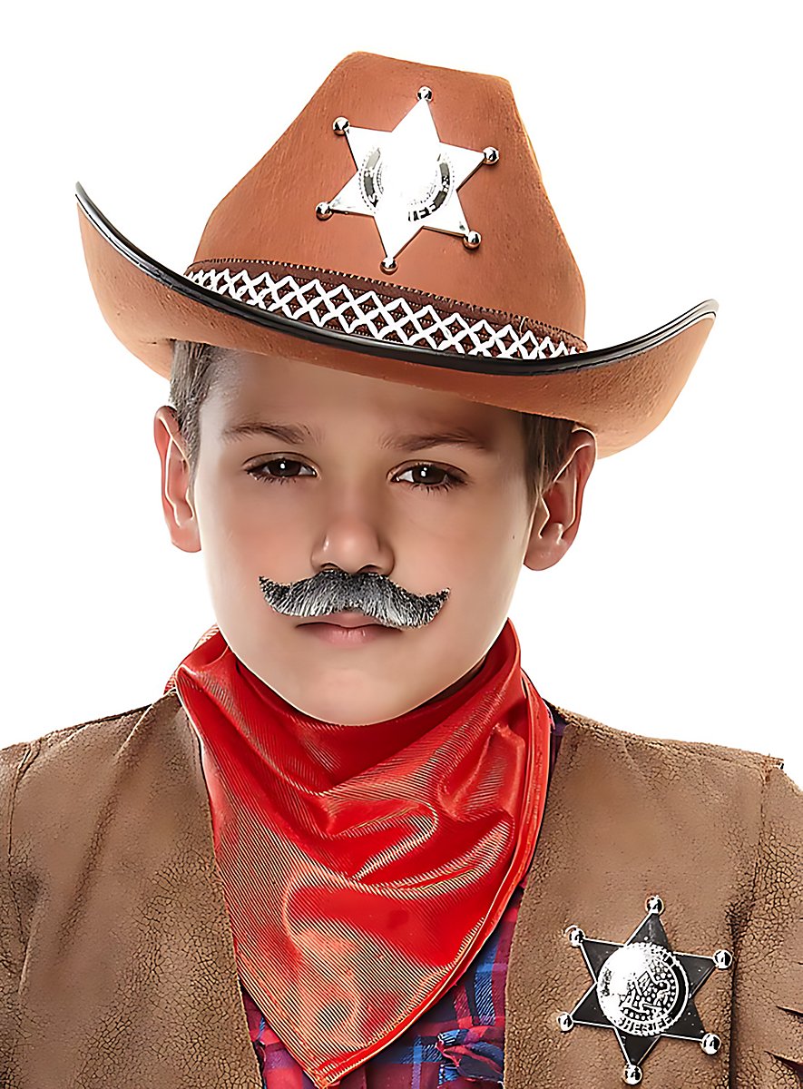 Bigote Moustache Para Niños En Tres Colores Diferentes - maskworld.com