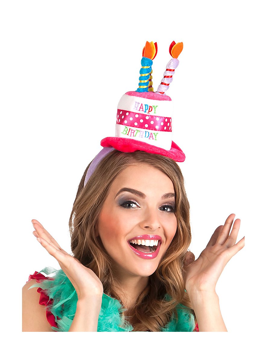 Birthday cake headband - maskworld.com