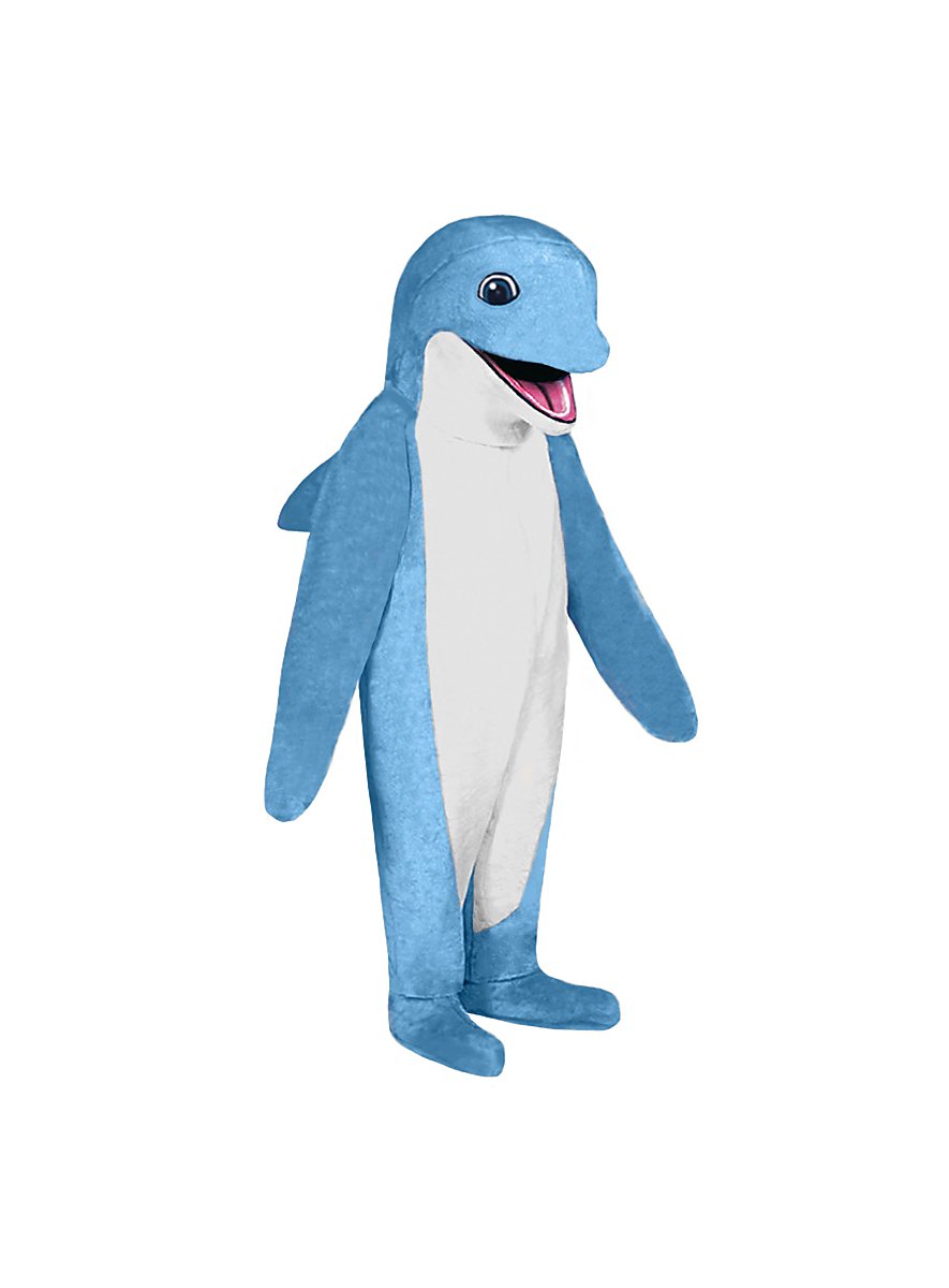 Blå Delfin Maskot - maskworld.com