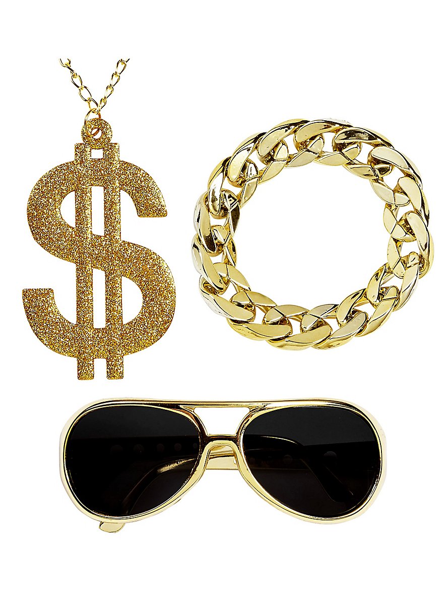 Bling-Bling accessory set - maskworld.com