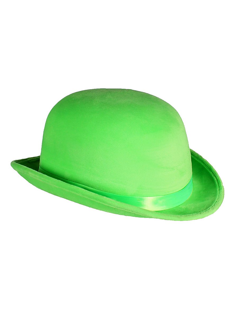 Bombetta piatta verde neon - maskworld.com