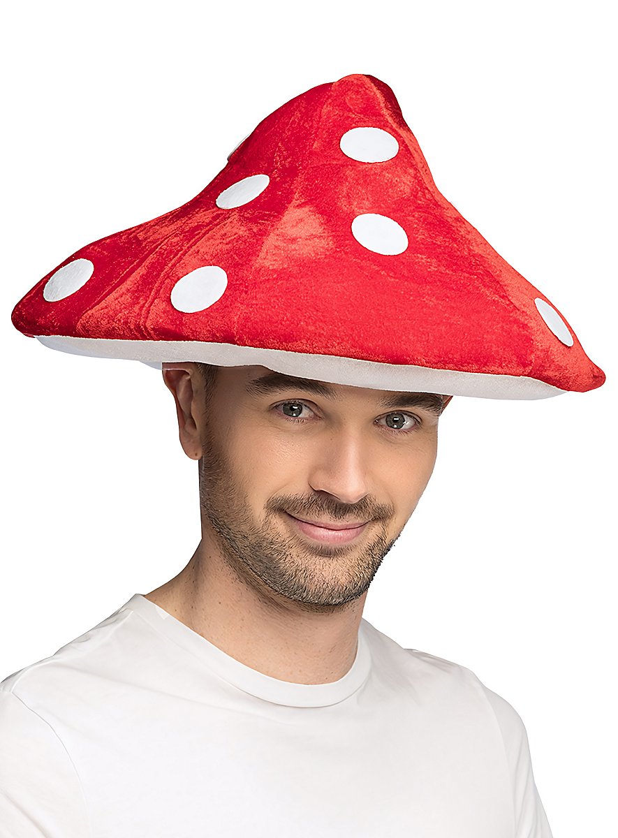 Bonnet en forme d'amanite tue-mouche - maskworld.com