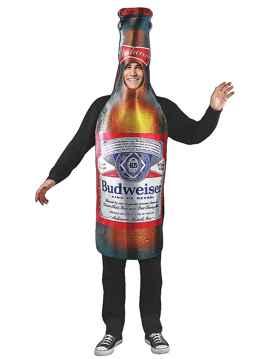 Budweiser bierfles carnavalskostuum - maskworld.com