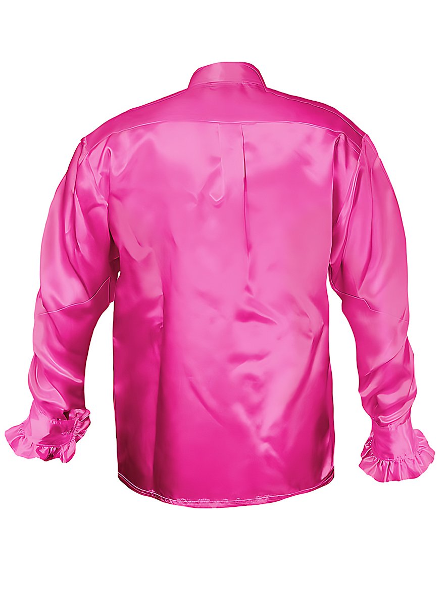 Camicia Schlager con volant rosa - maskworld.com