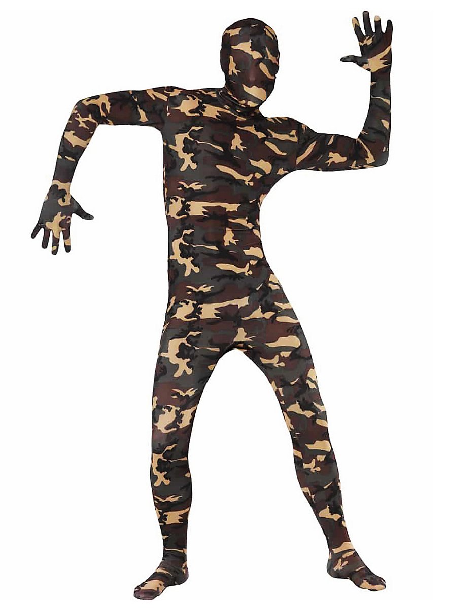 Camouflage full body costume - maskworld.com