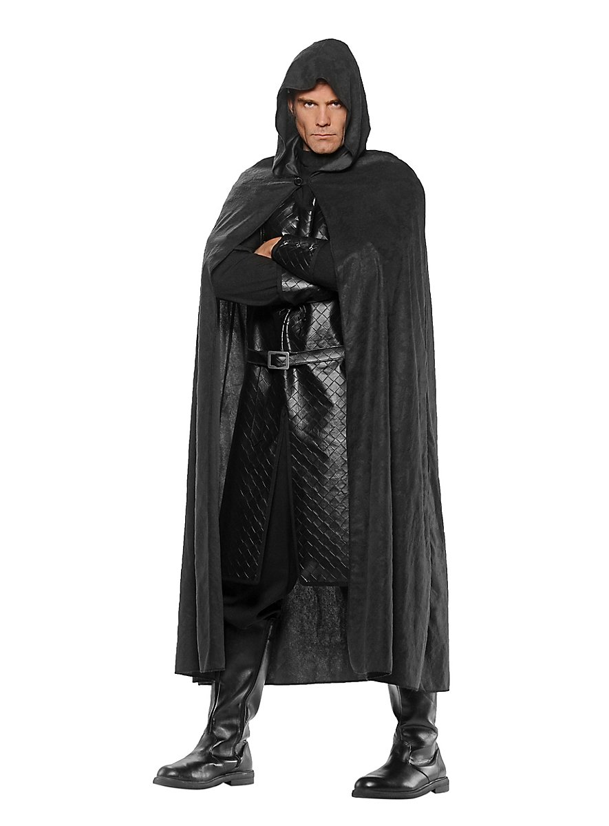 Capa Negra Con Capucha - maskworld.com