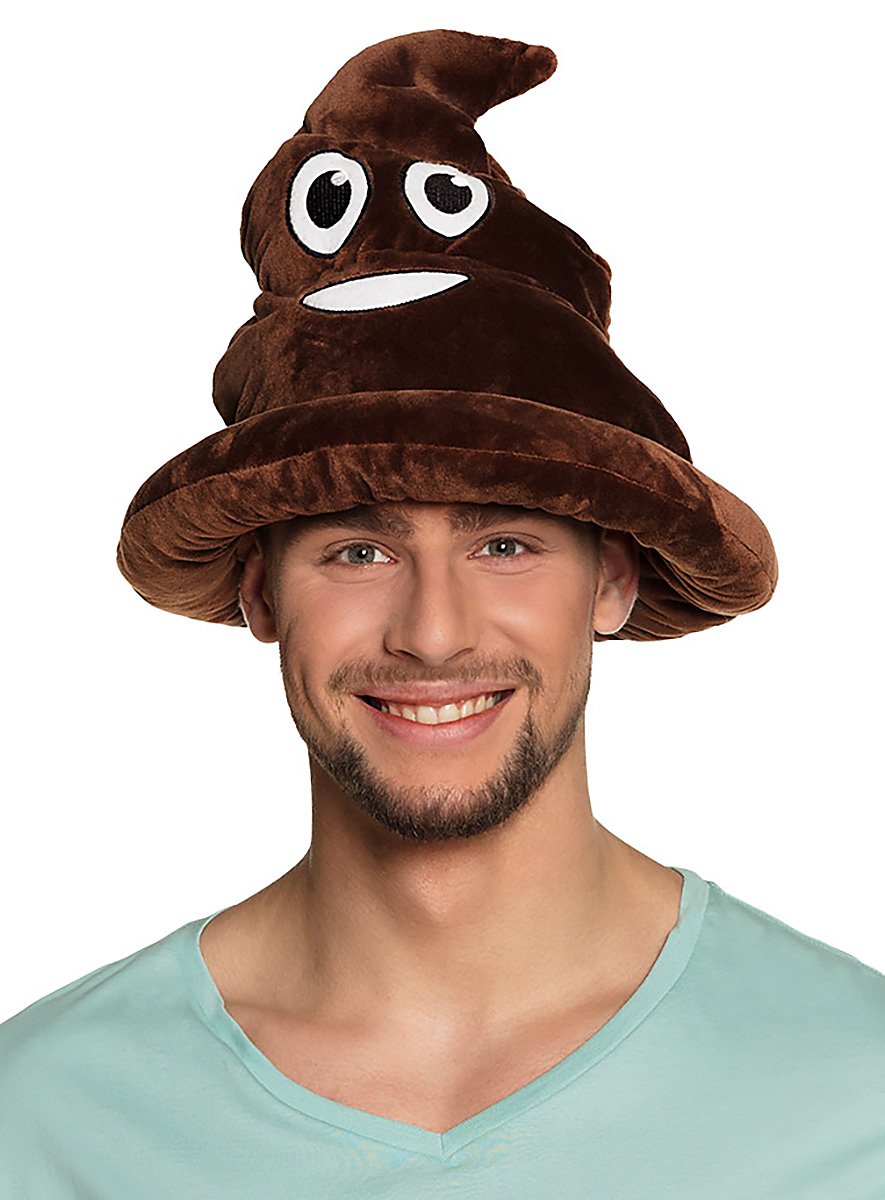 Cappello con emoji della cacca - maskworld.com