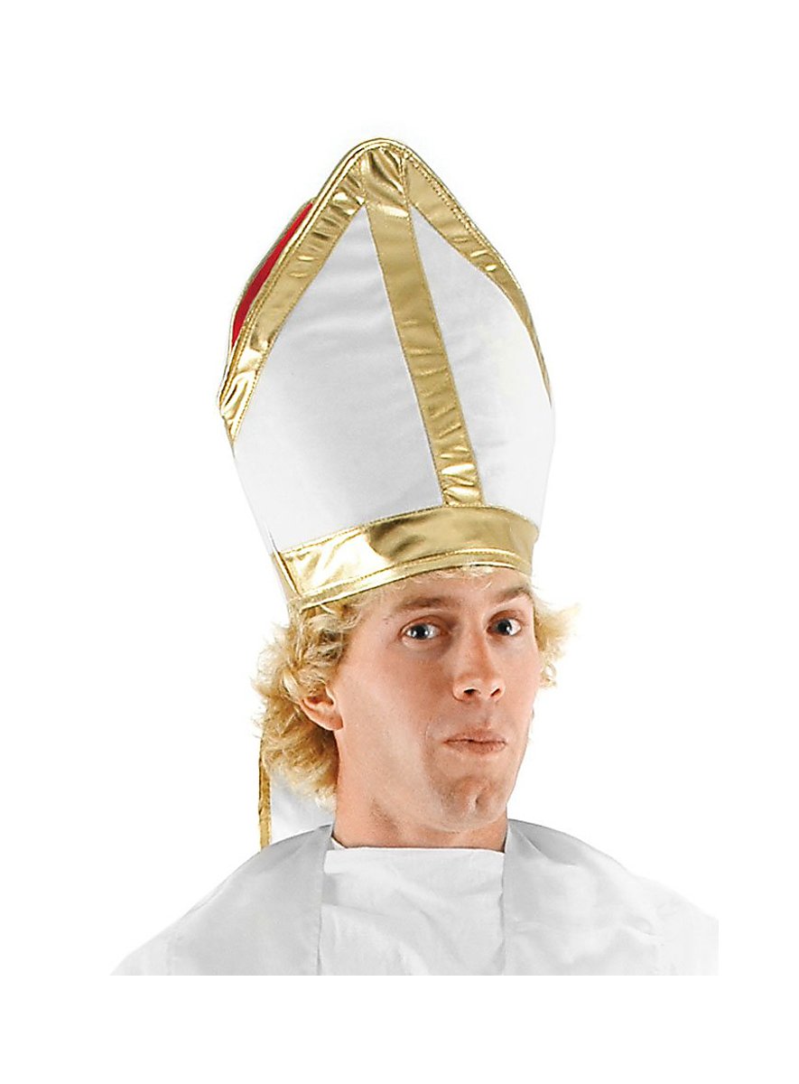 Cappello da Papa mitra Cappello da Papa costume da chiesa Acquista ora ...