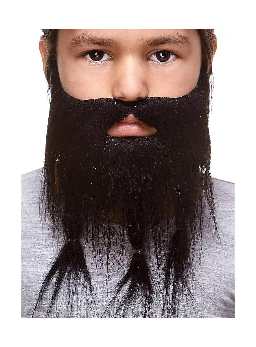 Long Full Beard for Kids in three different colors - maskworld.com