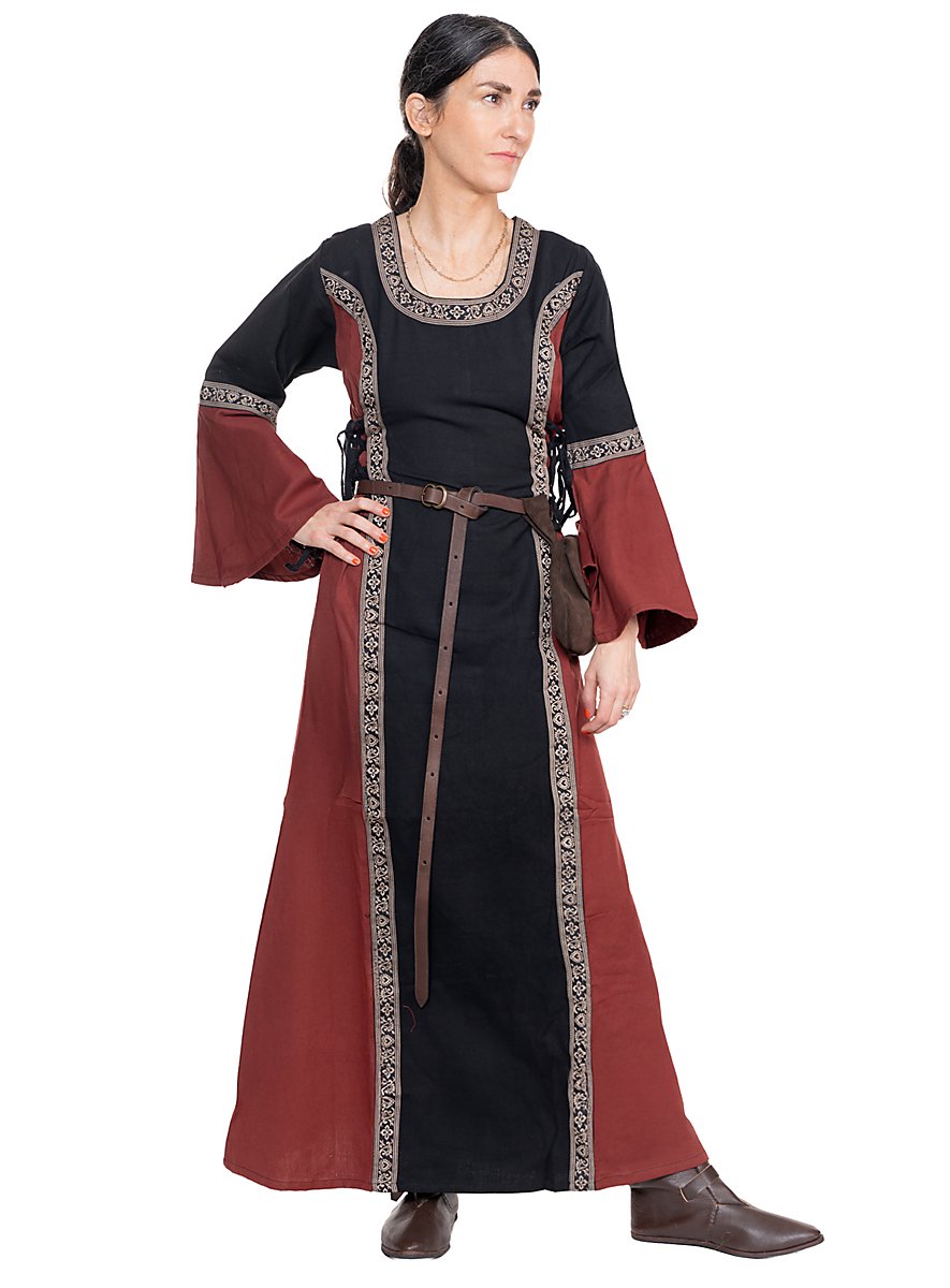 Castle Lady Dress, black-red - maskworld.com