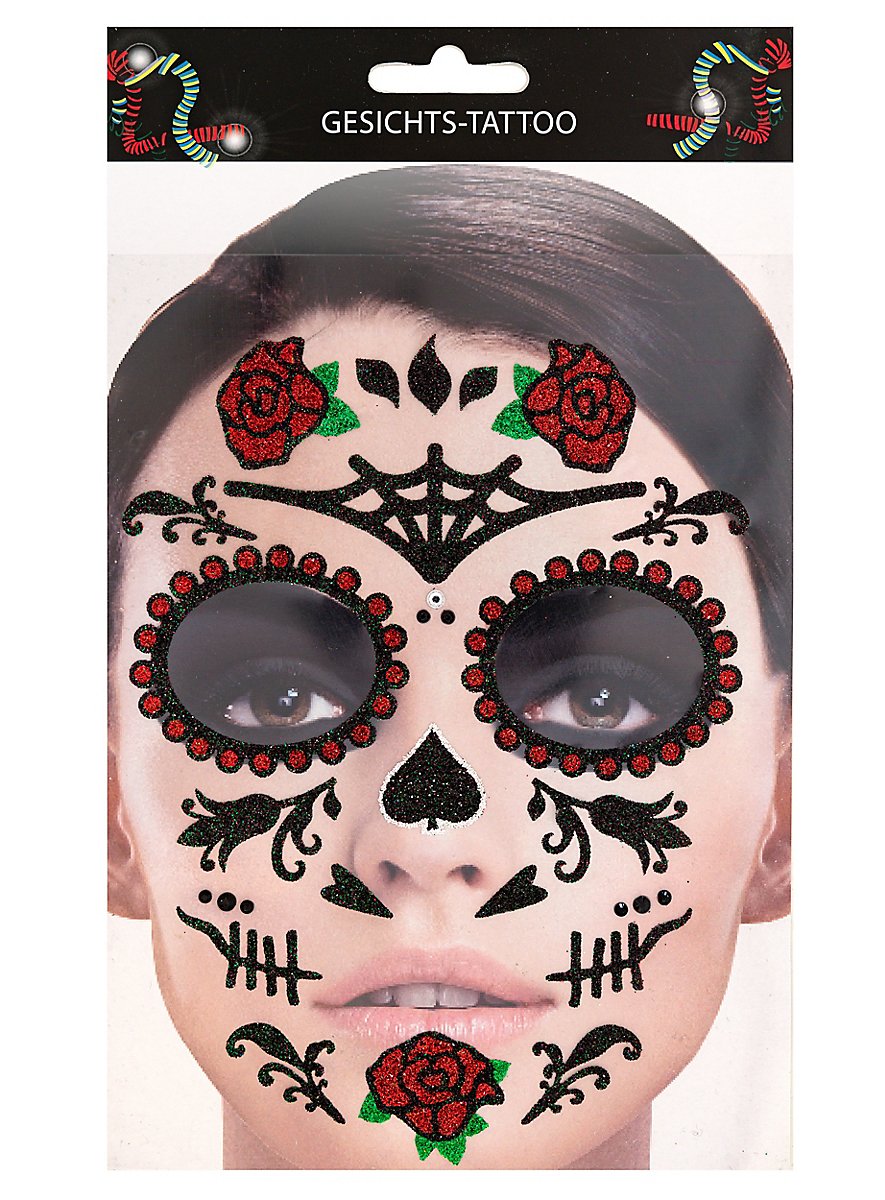 Catrina Tattoo Stickers - maskworld.com