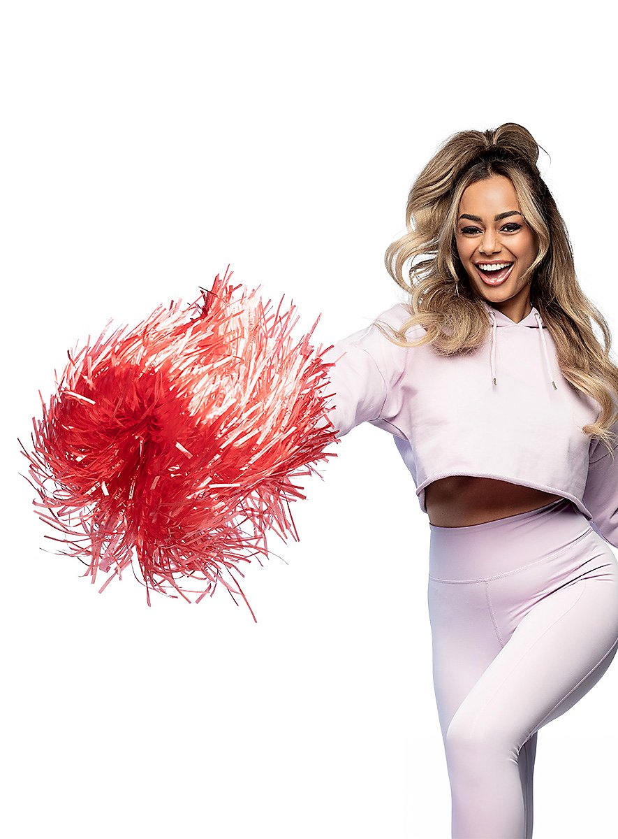 Cheerleader Pom-Pom rot - maskworld.com