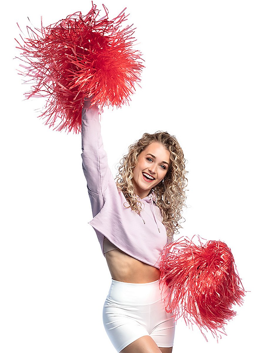 Cheerleader Pom-Pom rot - maskworld.com