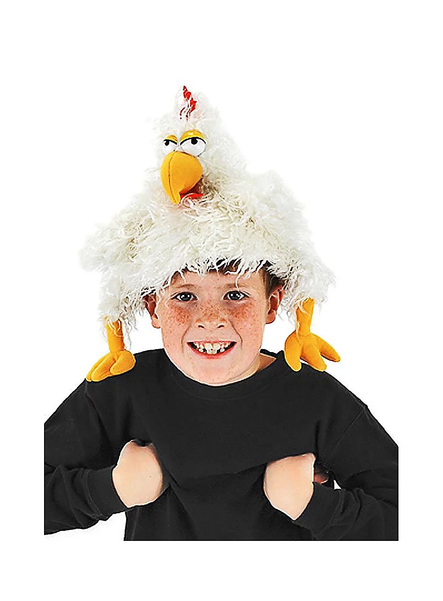 Chicken hat for kids - maskworld.com
