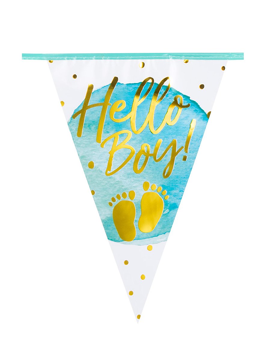 Ciao ragazzo! Catena di gagliardetti da 6 metri - maskworld.com