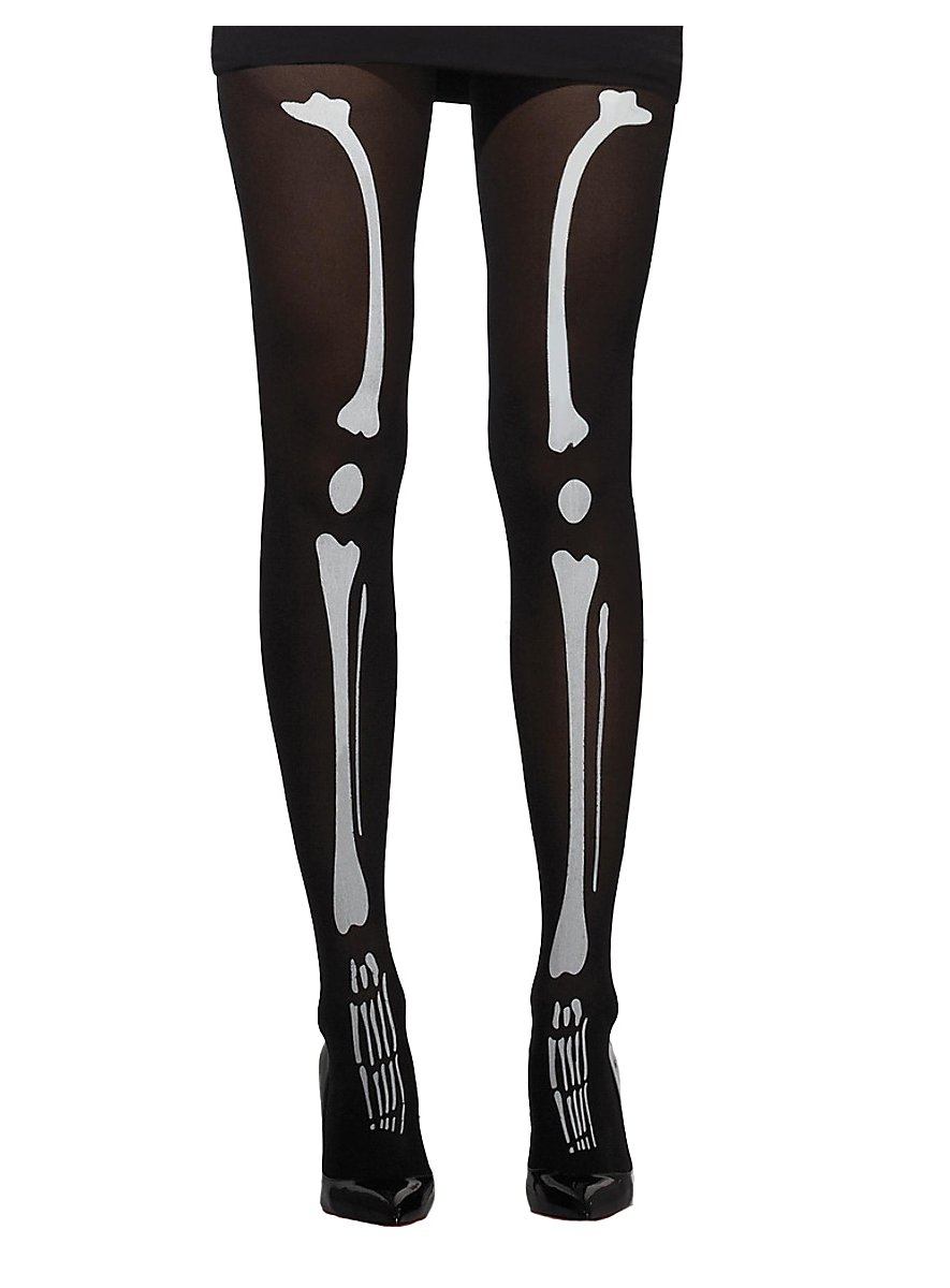 Collant con disegno di ossa - maskworld.com