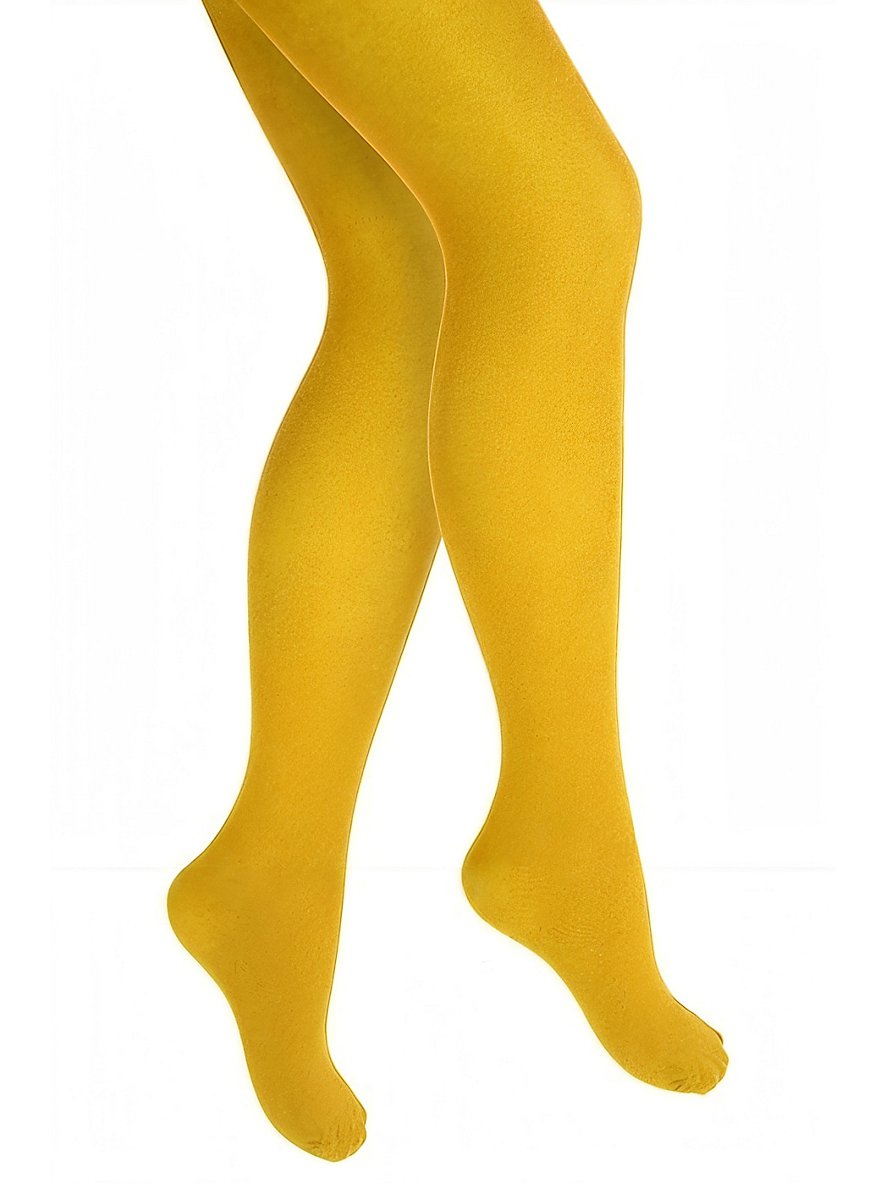 Collant coprenti per bambini gialli - maskworld.com