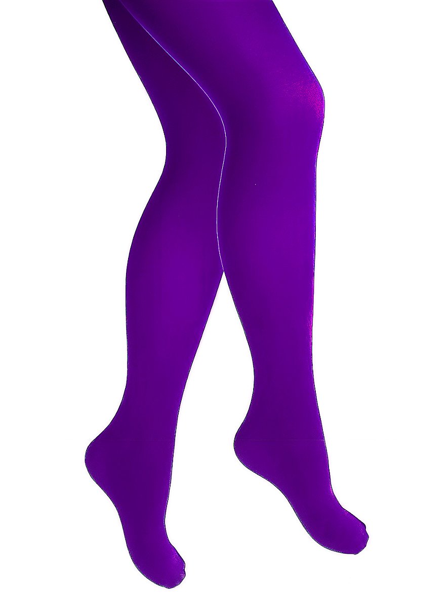 Collant coprenti per bambini viola - maskworld.com