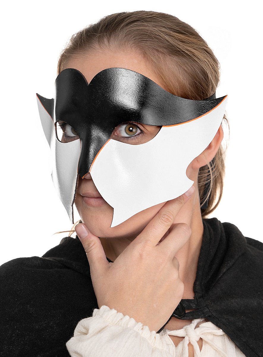 Colombina Coccola Venetian Leather Mask - maskworld.com