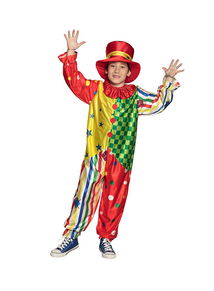 Colourful Clown Child Costume - maskworld.com