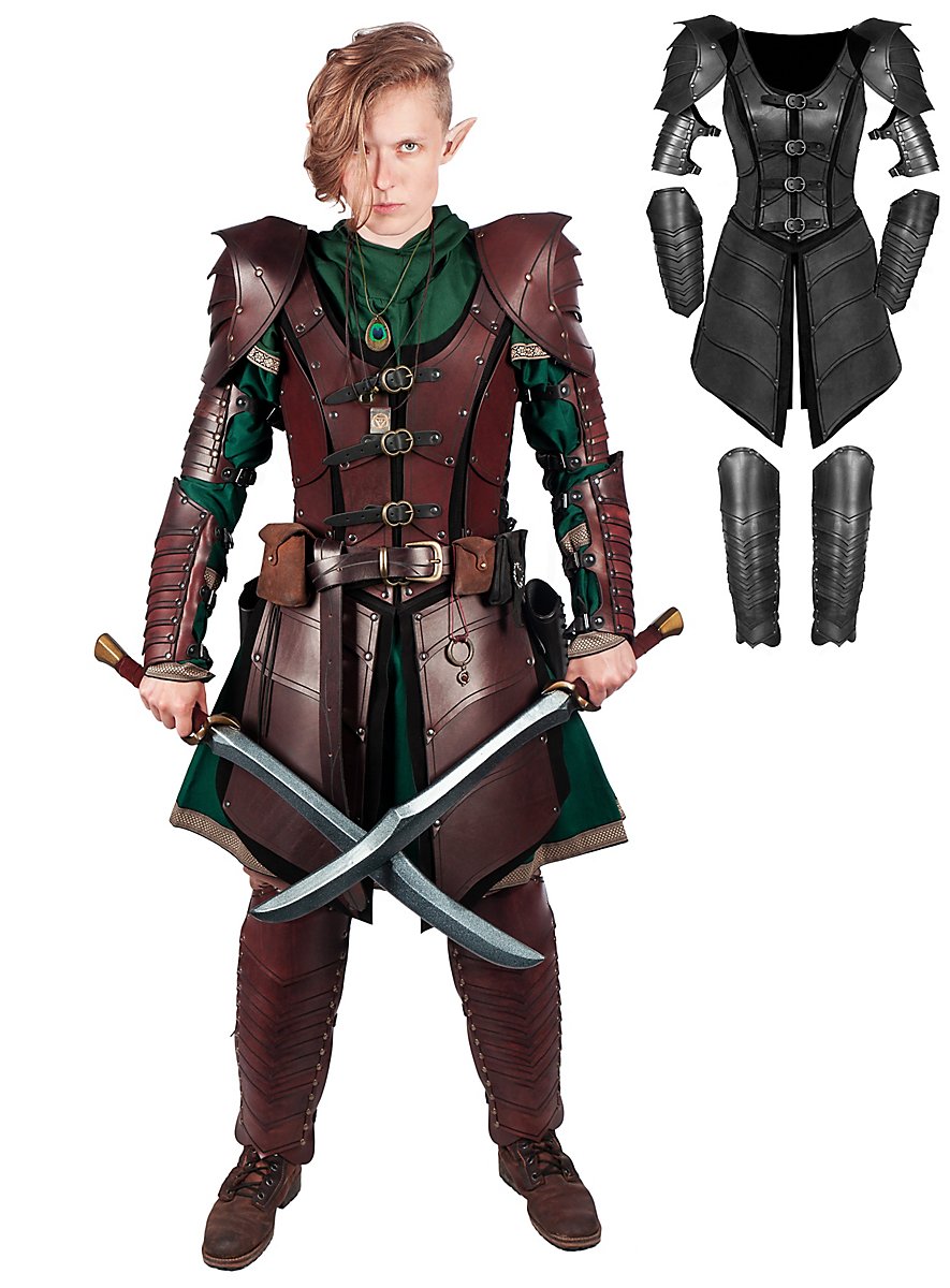 Complete leather armor set - Elven warrioress - maskworld.com