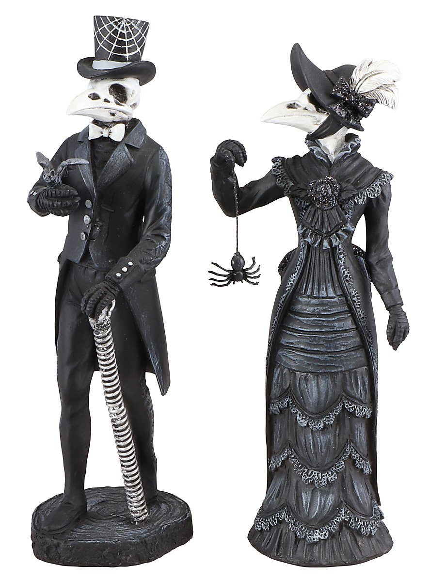 Corvo scheletro sposa decorazione di Halloween - maskworld.com