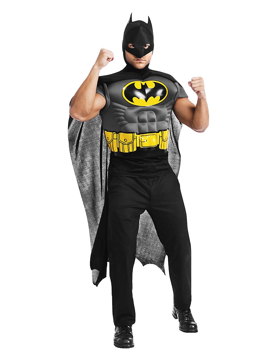 Costume da Batman con camicia muscolare - maskworld.com