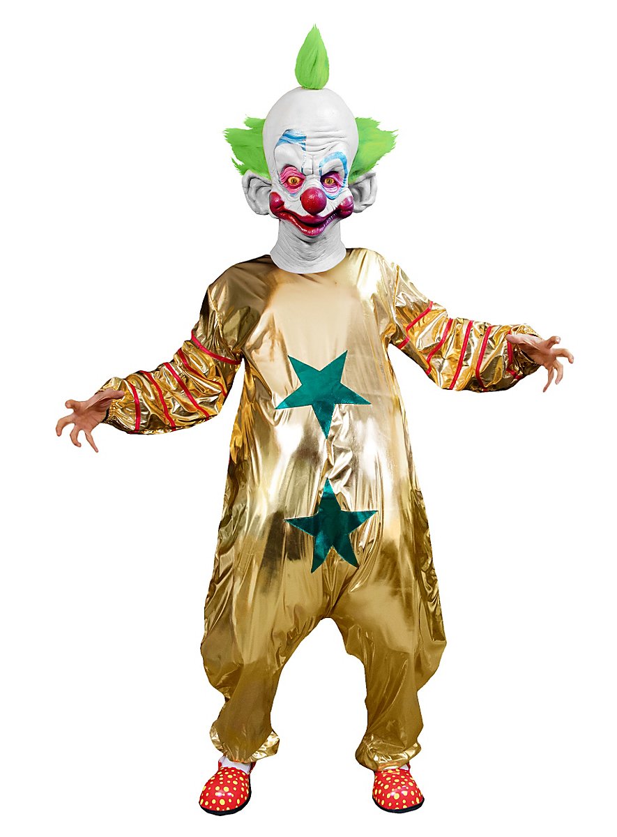 Costume da clown assassino corto con maschera - maskworld.com