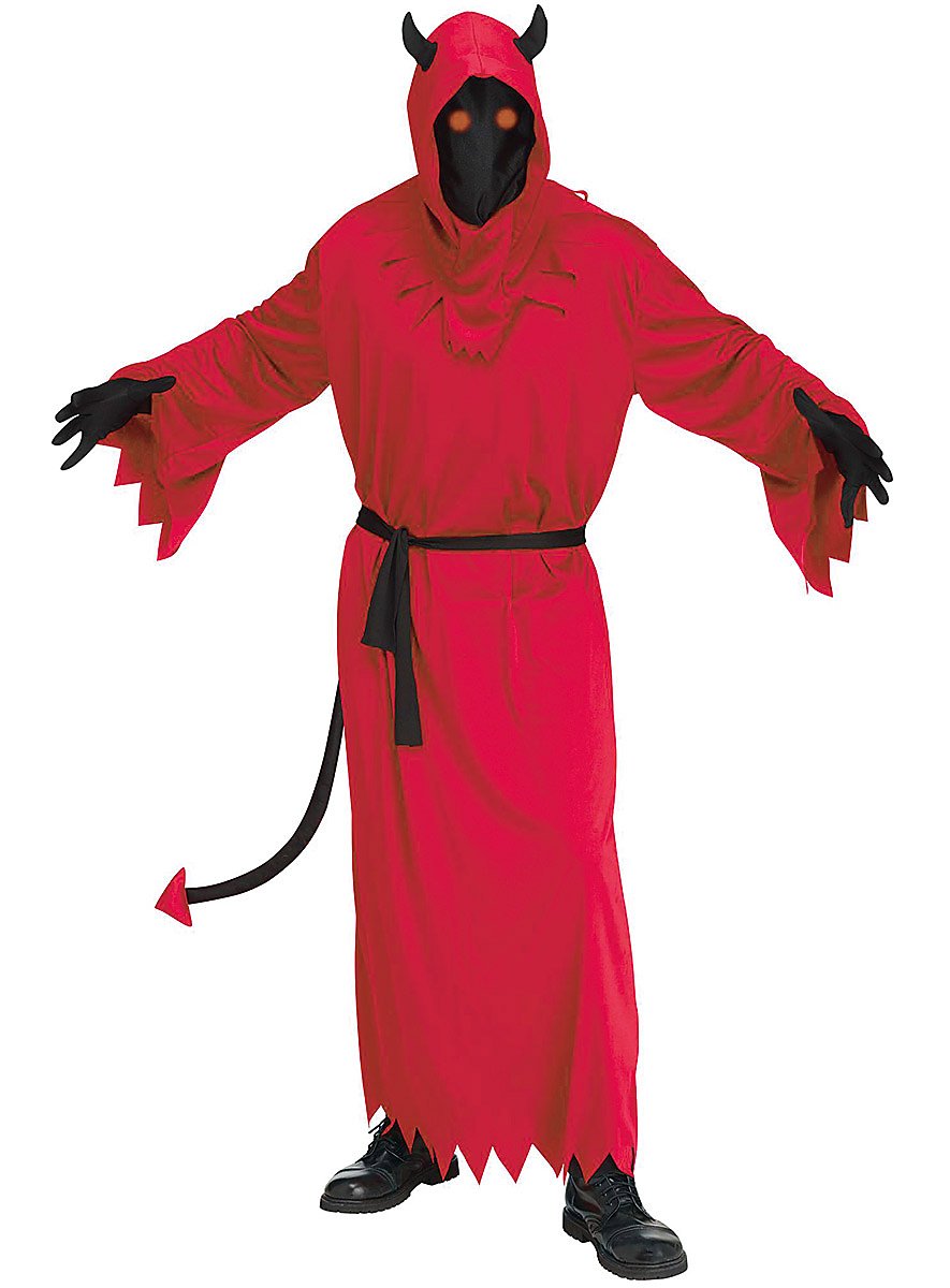 Costume da demone dagli occhi infernali con effetto luminoso ...