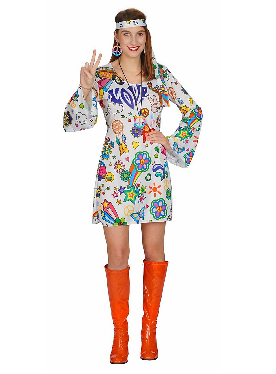 Costume da hippie comico - maskworld.com