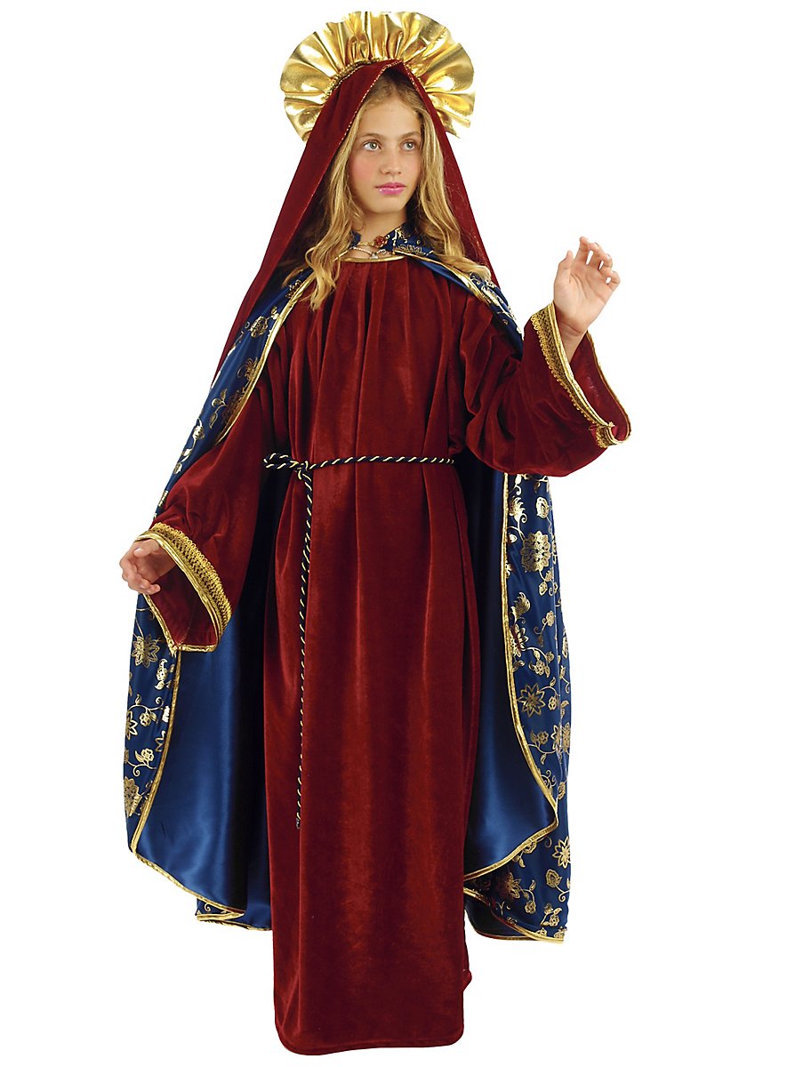Costume da Maria Santissima per il presepe per bambini - maskworld.com