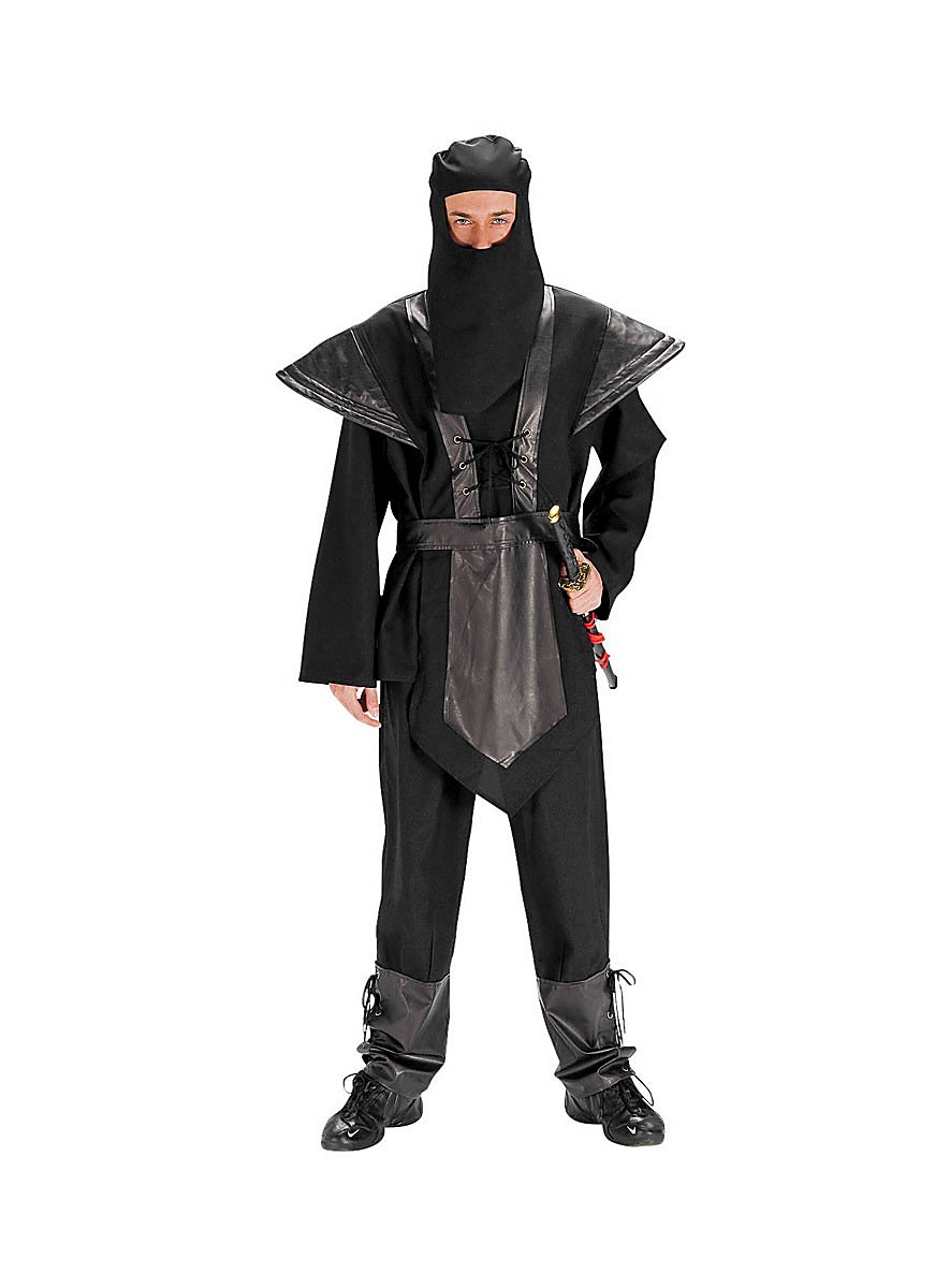 Costume da ninja nero - maskworld.com