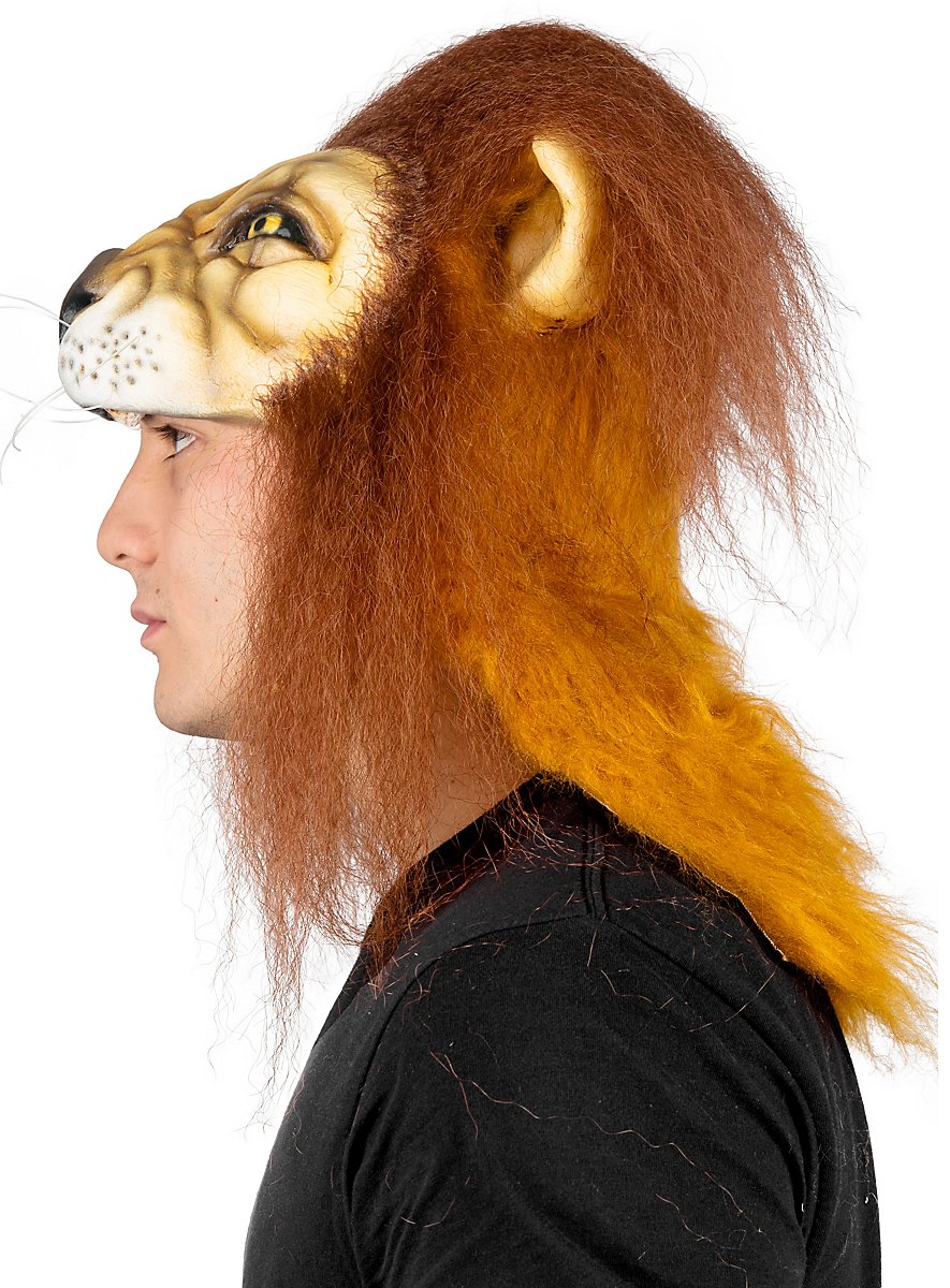 Couvre-chef tête de lion - maskworld.com