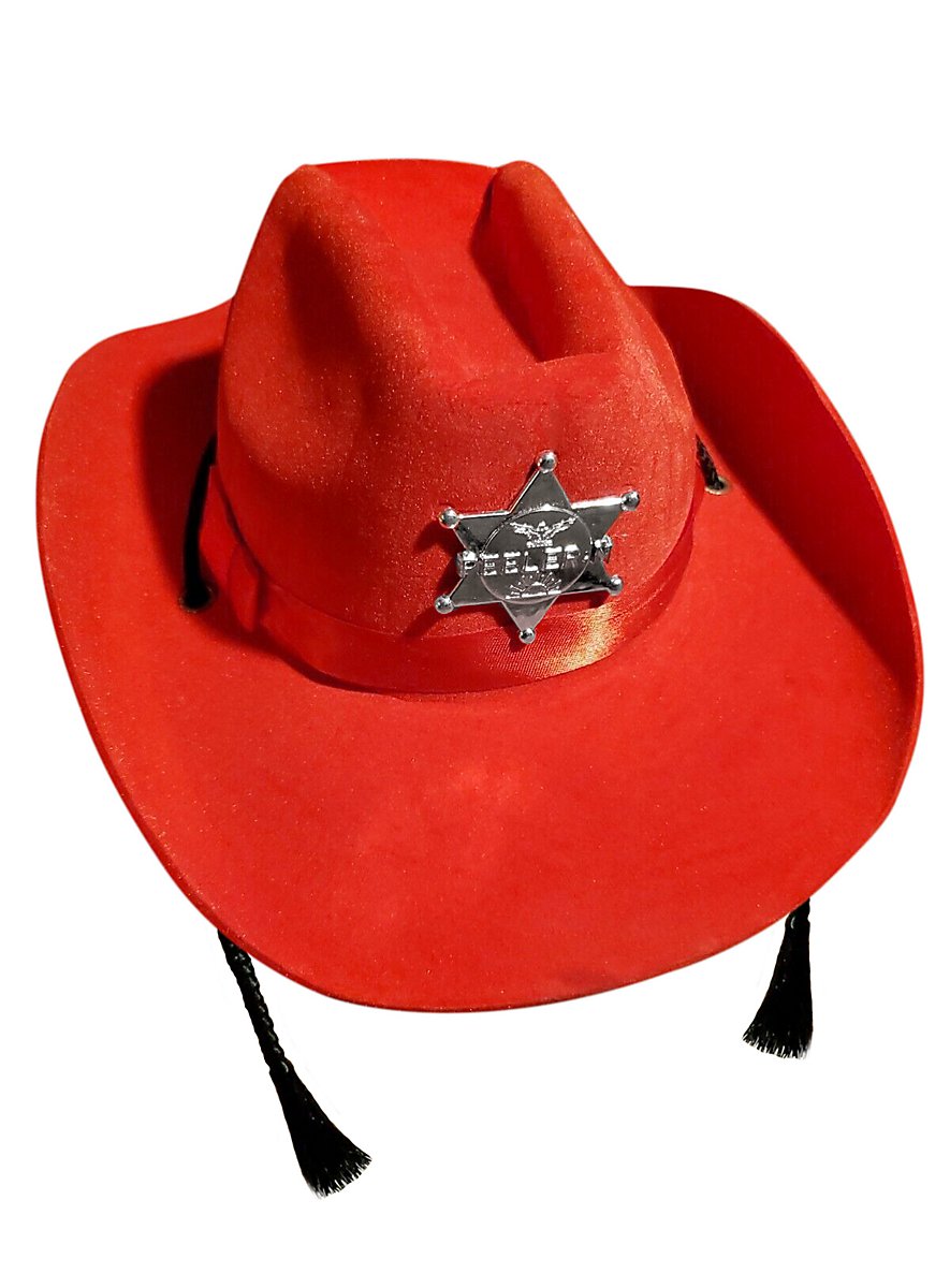 Cowgirl hat red - maskworld.com