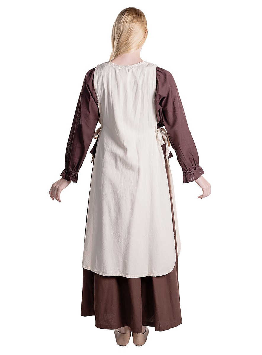 Cream-Colored Peasant-Style Overshirt - maskworld.com