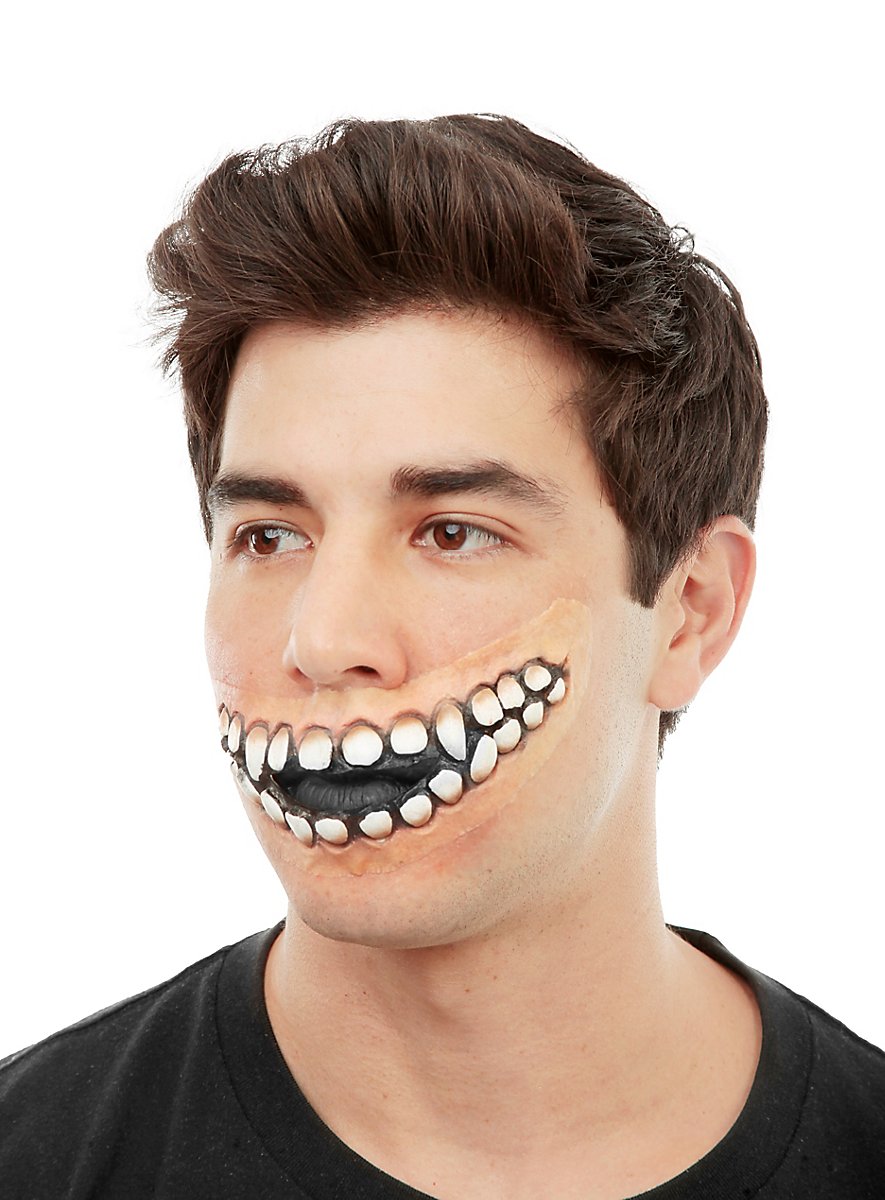Creepy Smile Latexapplikation - maskworld.com