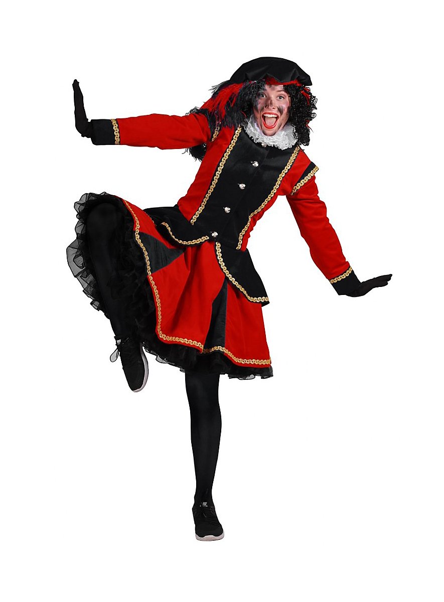 Dancing Mariechen red-black costume - maskworld.com