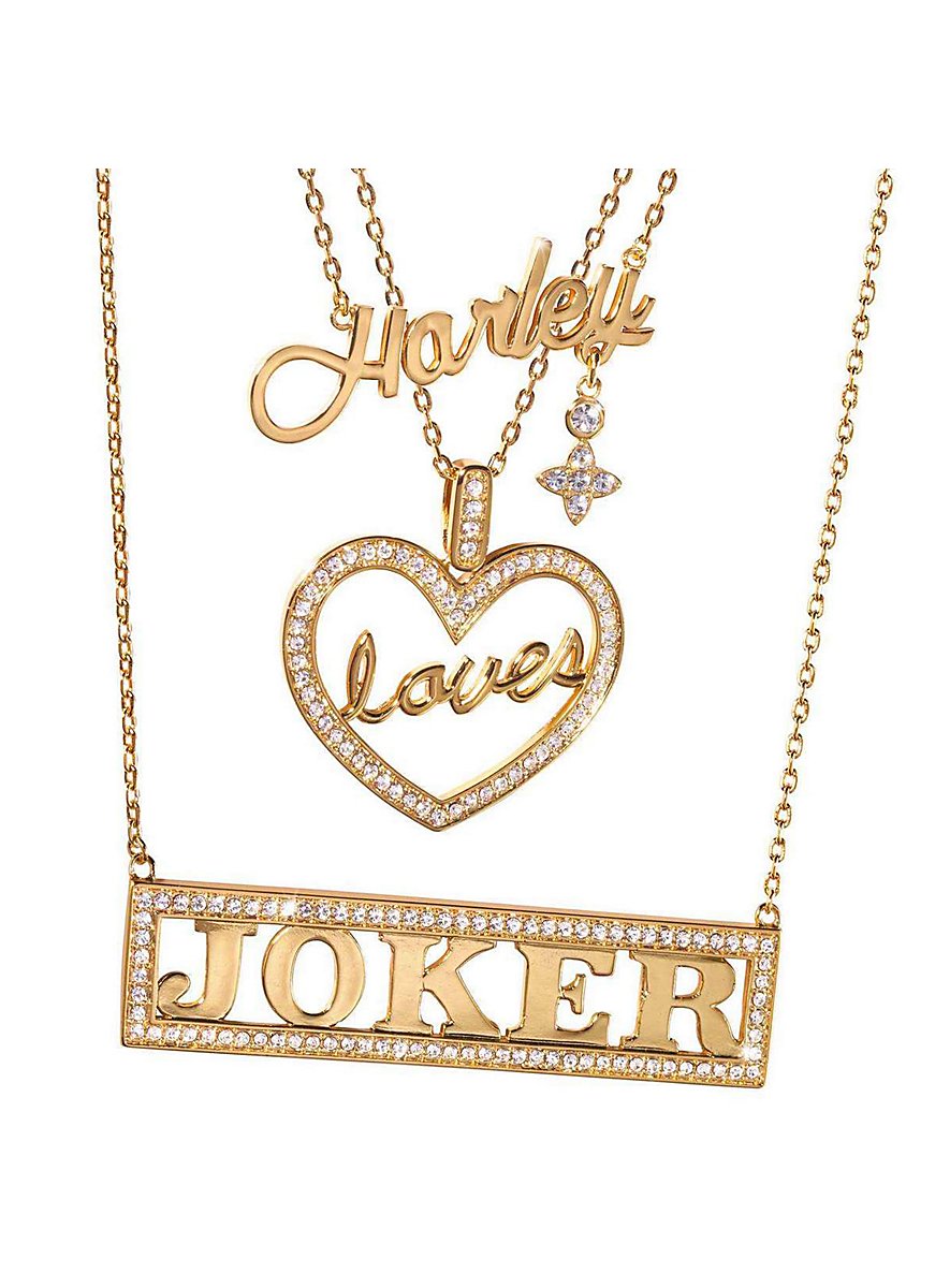 DC - Ensemble de colliers Harley Loves Joker - maskworld.com