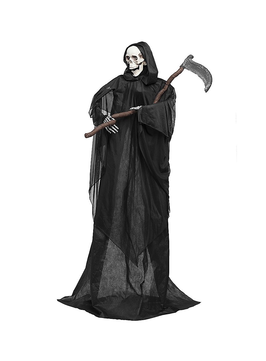 Decorazione animata del Tristo Mietitore di Halloween con luci e movimenti - maskworld.com