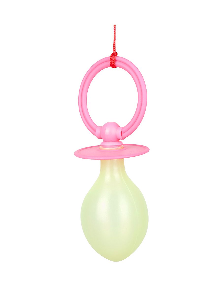 Decorazione ciuccio gigante rosa - maskworld.com