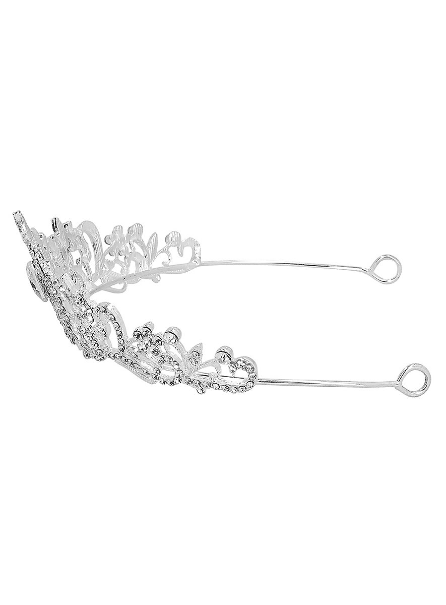 Diadema plateada Gloria - maskworld.com